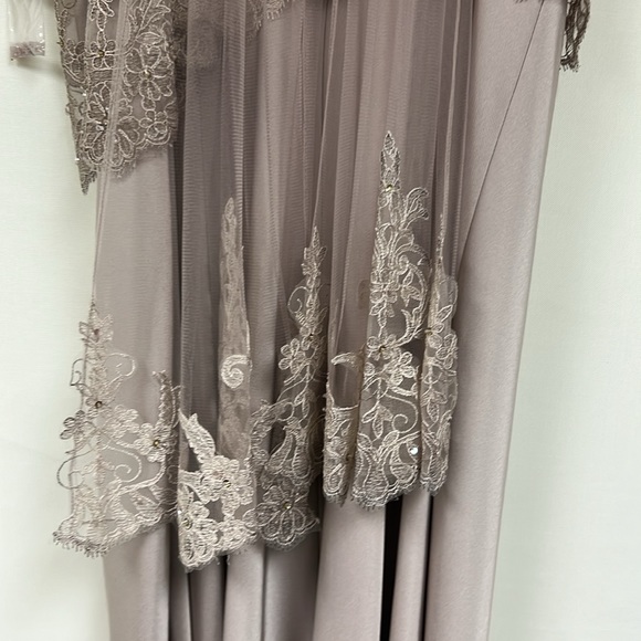 Mon Cheri | Dresses | Mon Cheri Lace Plus Size Embellished Gown | Poshmark